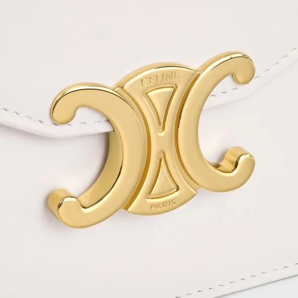 Celine Wallet On Chain Margo In Shiny Calfskin