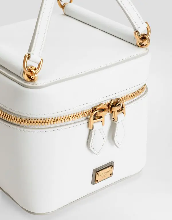 Dolce & Gabbana Dolce Gabbana Logo Plaque Zipped Handbag