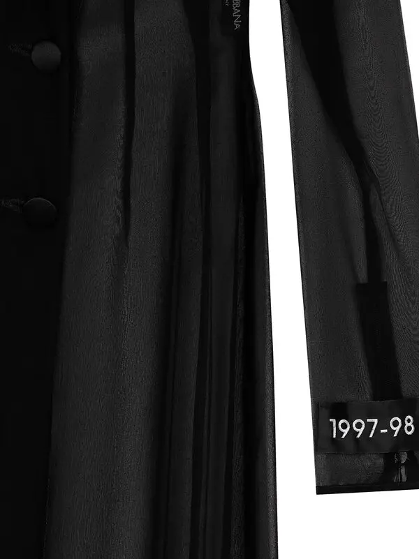 Dolce & Gabbana Dolce Gabbana Chiffon Duster Coat