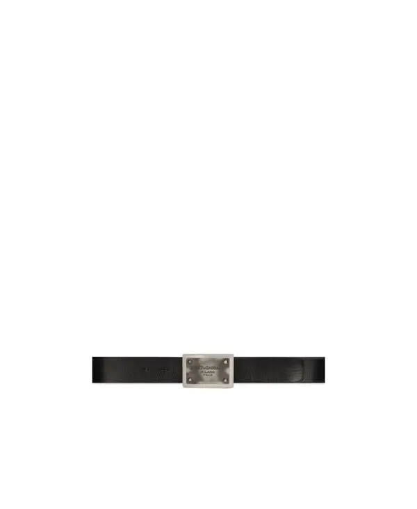 Dolce & Gabbana Dolce Gabbana Logo Plaque Belt