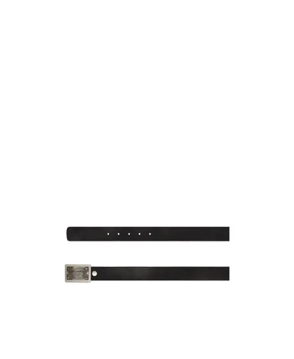 Dolce & Gabbana Dolce Gabbana Logo Plaque Belt