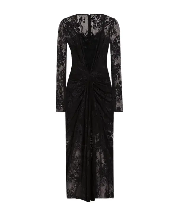 Dolce & Gabbana Lace Long-sleeve Dress