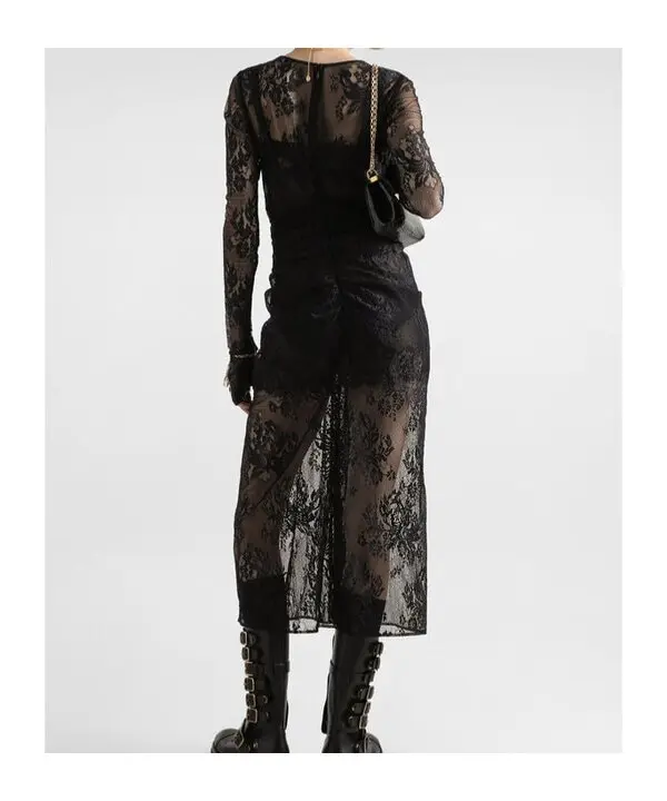 Dolce & Gabbana Lace Long-sleeve Dress
