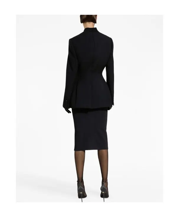 Dolce & Gabbana Dolce Gabbana Milano Calf-length Jersey Skirt