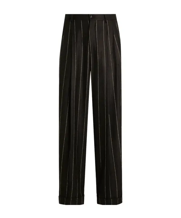 Dolce & Gabbana Dolce Gabbana Pinstriped Flannel Trousers