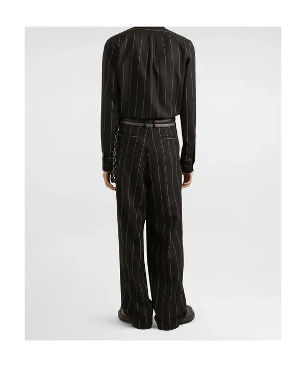 Dolce & Gabbana Dolce Gabbana Pinstriped Flannel Trousers