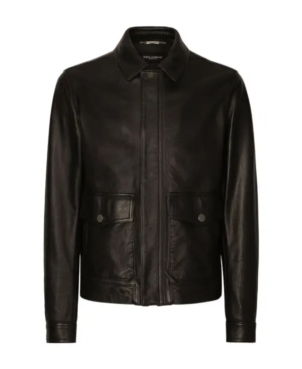 Dolce & Gabbana Giubbotto In Pelle
