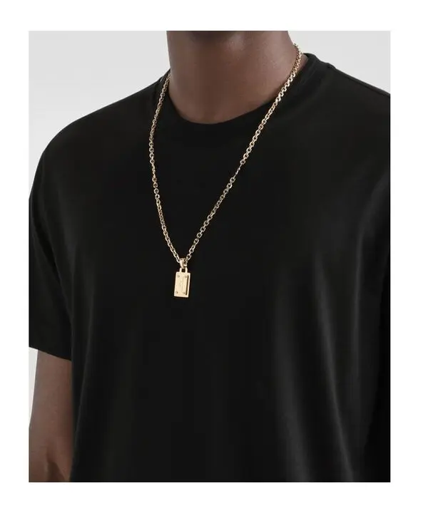 Dolce & Gabbana Dolce Gabbana Logo Pendant Necklace
