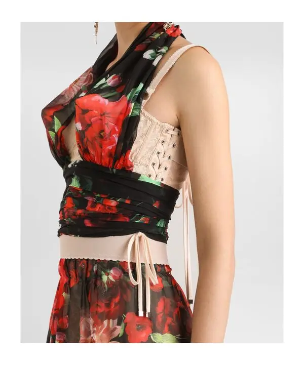 Dolce & Gabbana Floral-print Top