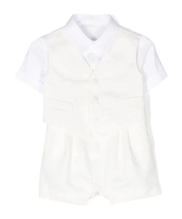 Dolce & Gabbana Layered Cotton Romper