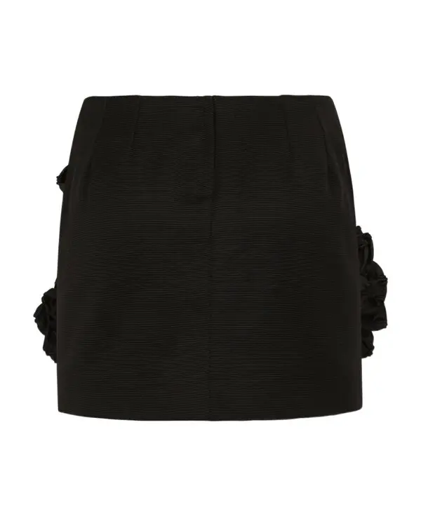 Dolce & Gabbana Dolce Gabbana Floral Patch Mini Skirt