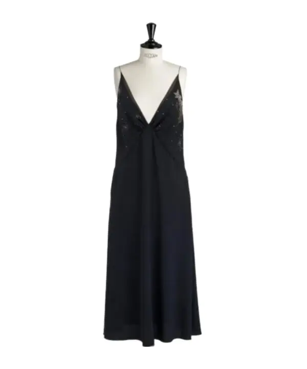 Dior Suspender Embroidered Dress