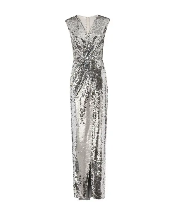 Dolce & Gabbana Draped Sequin-embellished Dress