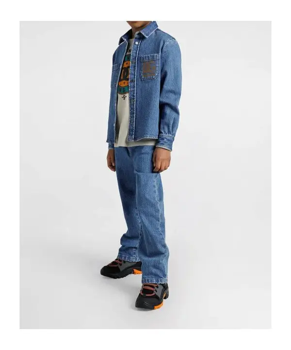 Dolce & Gabbana Logo-embroidered Elastic-waist Jeans