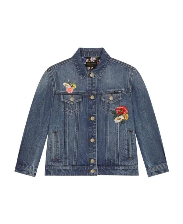 Dolce & Gabbana Long-sleeved Denim Jacket