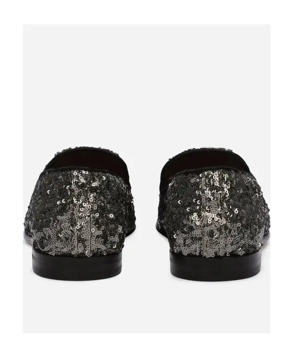 Dolce & Gabbana Dolce Gabbana Sequin Embellished Loafers