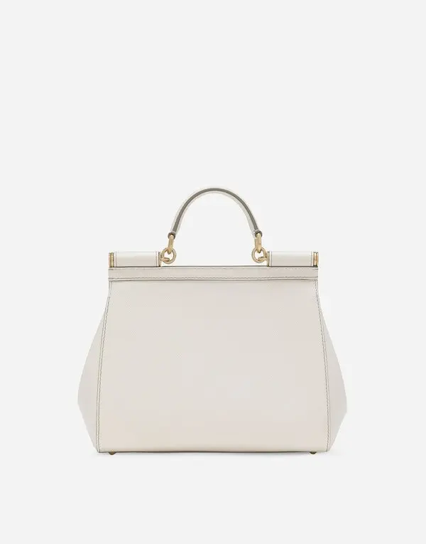 Dolce & Gabbana Dolce Gabbana Sicily Large Tote Bag - White