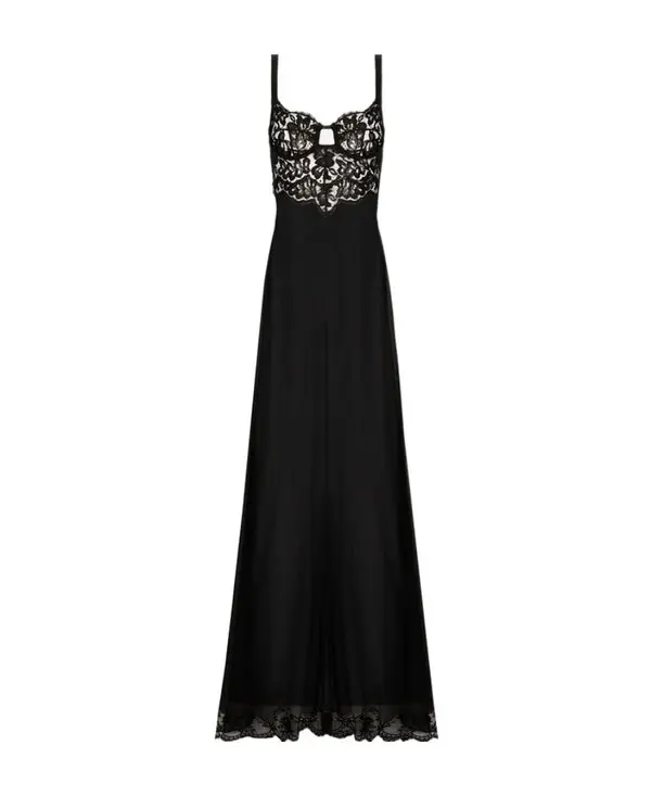 Dolce & Gabbana Semi-sheer Maxi Nightdress