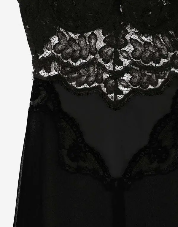 Dolce & Gabbana Semi-sheer Maxi Nightdress