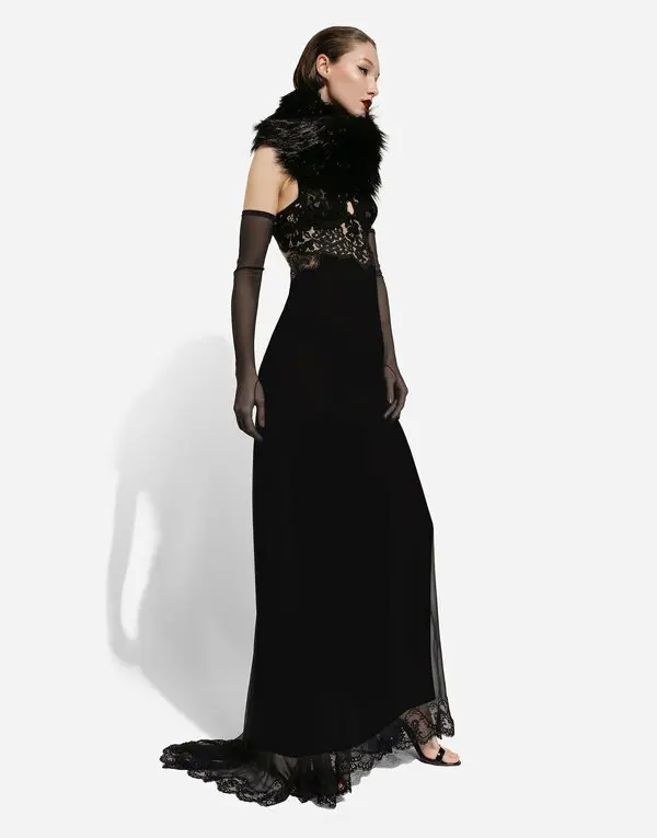 Dolce & Gabbana Semi-sheer Maxi Nightdress