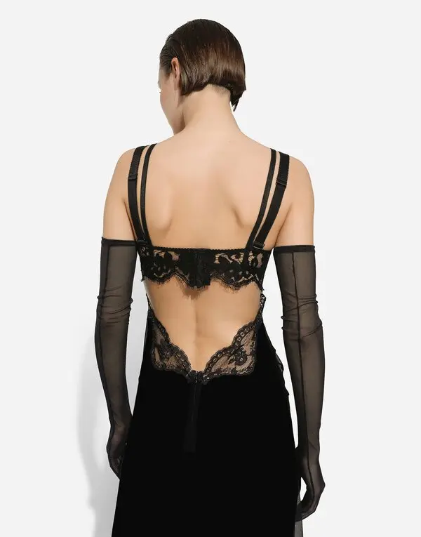 Dolce & Gabbana Semi-sheer Maxi Nightdress