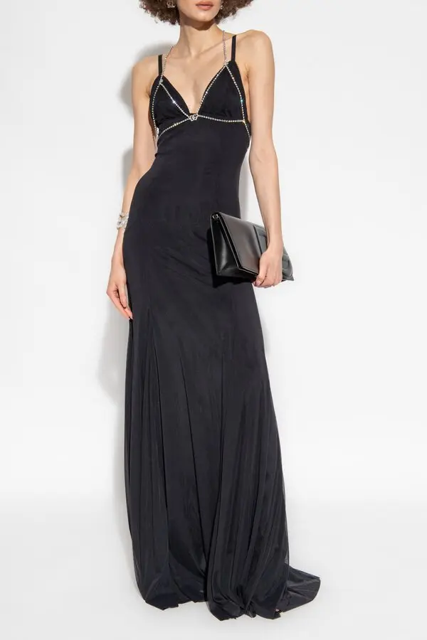 Dolce & Gabbana Dolce Gabbana Open-back Sleeveless Maxi Dress