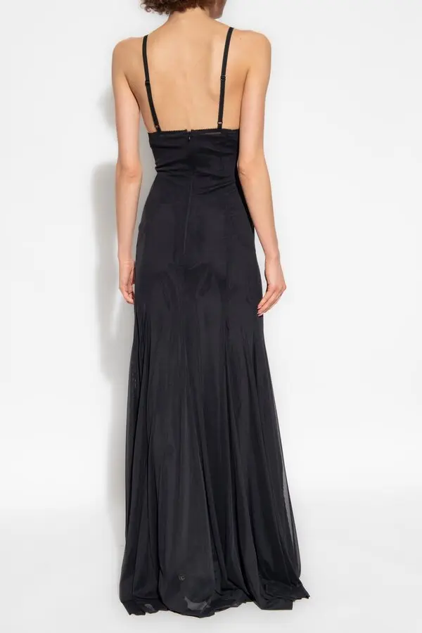 Dolce & Gabbana Dolce Gabbana Open-back Sleeveless Maxi Dress