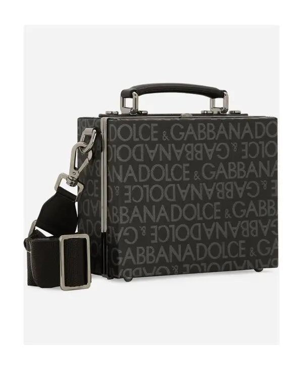 Dolce & Gabbana Dolce Gabbana Logo Jacquard Box Bag