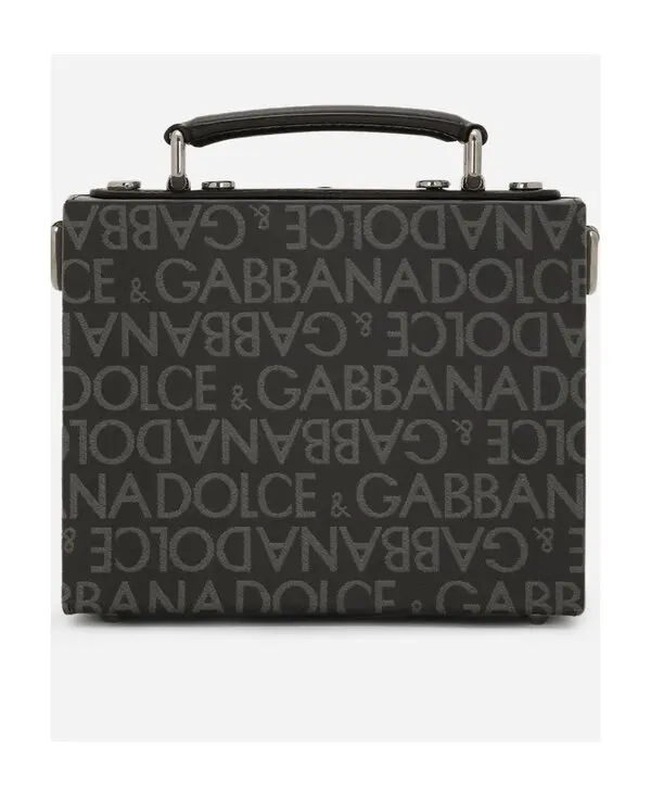 Dolce & Gabbana Dolce Gabbana Logo Jacquard Box Bag