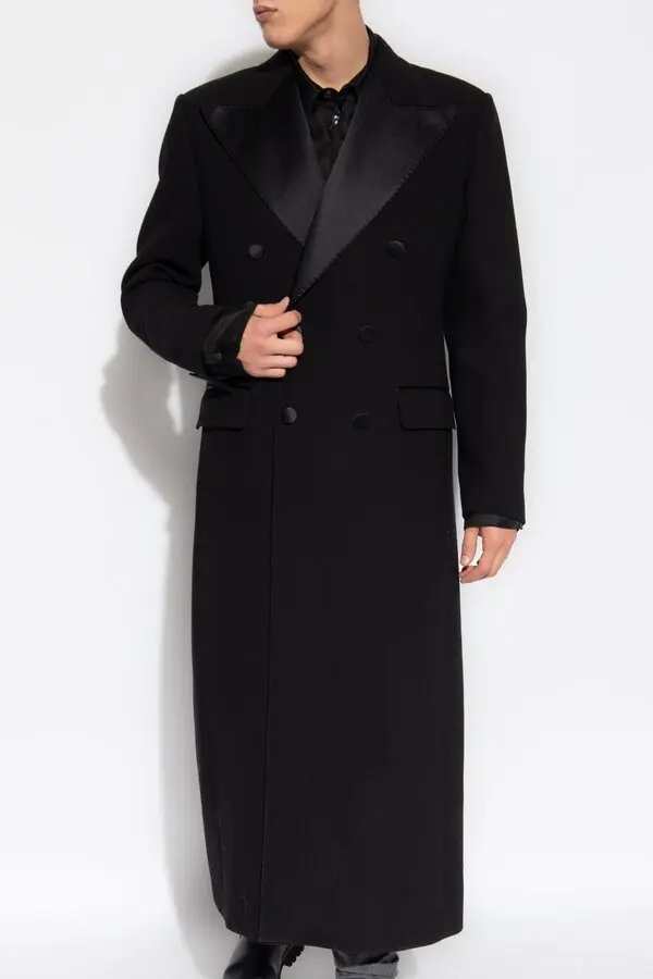 Dolce & Gabbana Double-breasted Peaked-lapel Coat