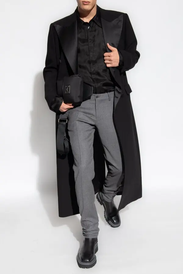 Dolce & Gabbana Double-breasted Peaked-lapel Coat