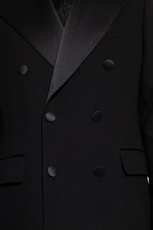 Dolce & Gabbana Double-breasted Peaked-lapel Coat