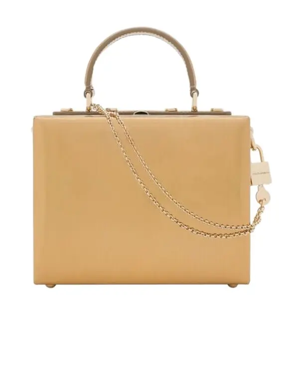 Dolce & Gabbana Dolce Gabbana Top Handle Crossbody Bag - Nude