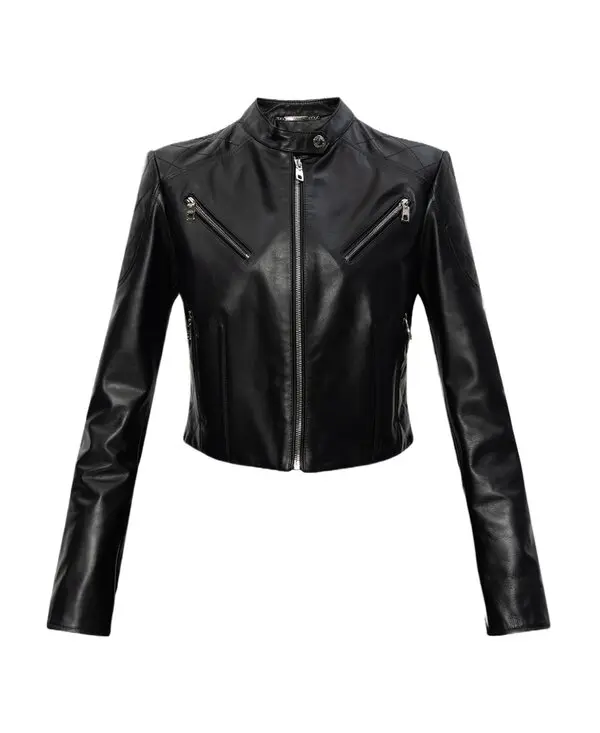 Dolce & Gabbana Dolce Gabbana Cropped Biker Jacket