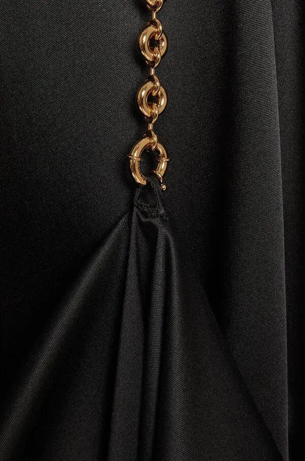 Loewe Chain Shirt Dress In Silk