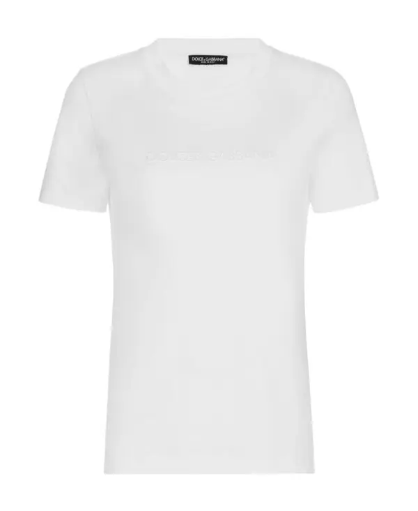 Dolce & Gabbana Dolce Gabbana Logo Detailed Crewneck T-shirt