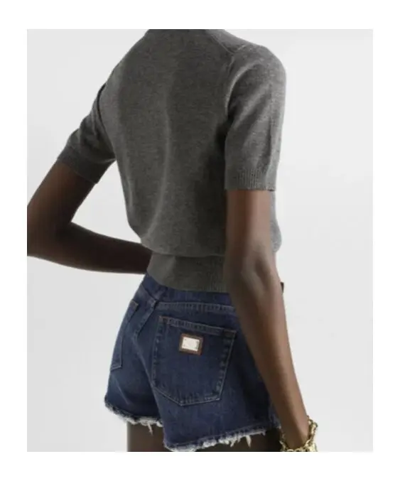 Dolce & Gabbana Short-sleeve Cashmere Sweater