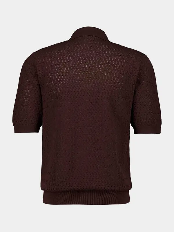 Dolce & Gabbana Dolce Gabbana Micro-pattern Polo Shirt