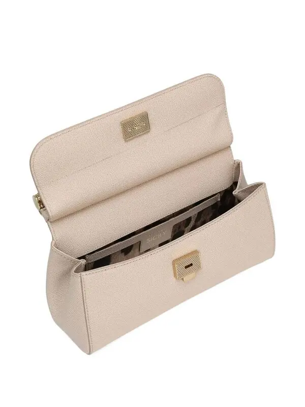 Dolce & Gabbana Dolce Gabbana Logo Plaque Medium Sicily Handbag