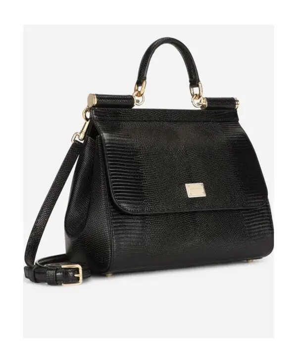 Dolce & Gabbana Dolce Gabbana Logo Plate Large Sicily Handbag