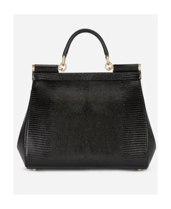 Dolce & Gabbana Dolce Gabbana Logo Plate Large Sicily Handbag