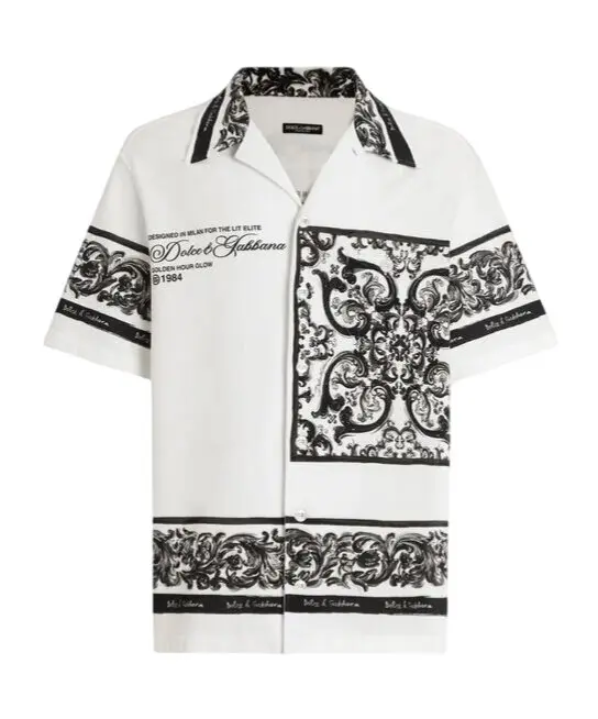 Dolce & Gabbana Dolce Gabbana Majolica Printed Hawaii Shirt - Multicolour