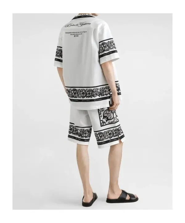 Dolce & Gabbana Dolce Gabbana Majolica Printed Hawaii Shirt