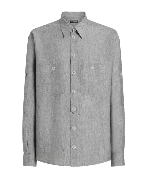 Dolce & Gabbana Dolce Gabbana Dropped Shoulder Oversize Shirt