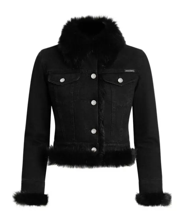 Dolce & Gabbana Dolce Gabbana Cropped Denim Jacket