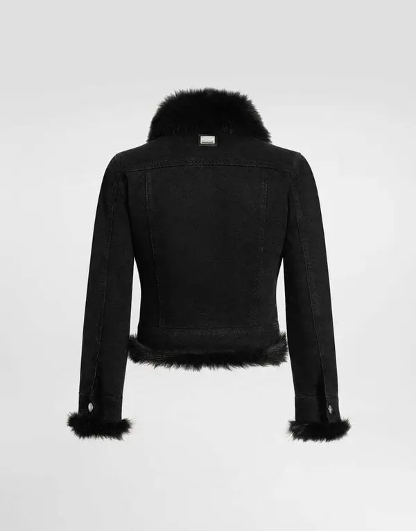 Dolce & Gabbana Dolce Gabbana Cropped Denim Jacket