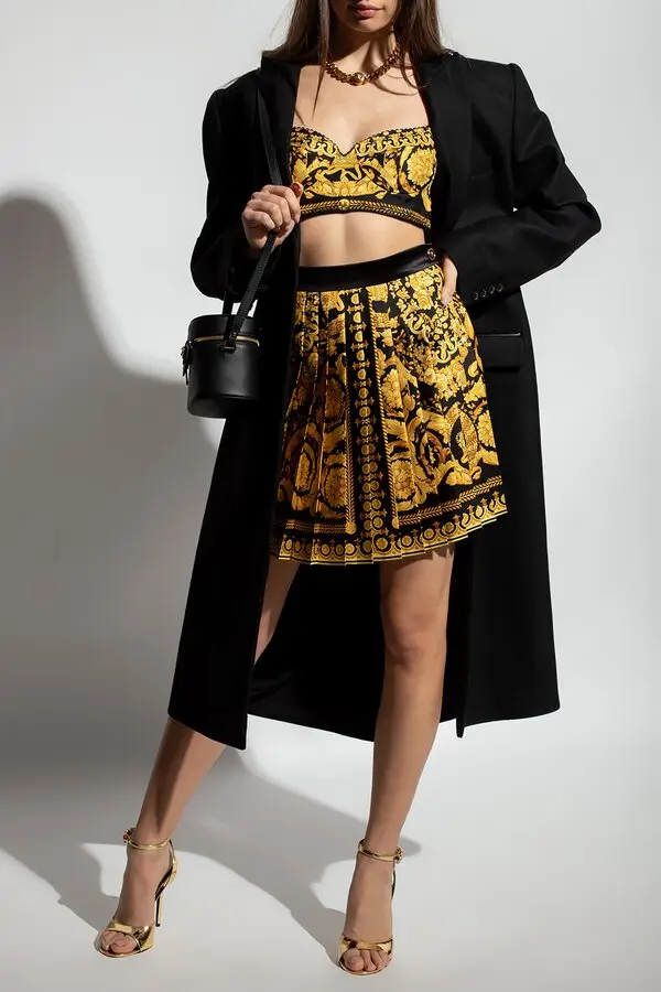 Versace Baroque Printed Mini Skirt