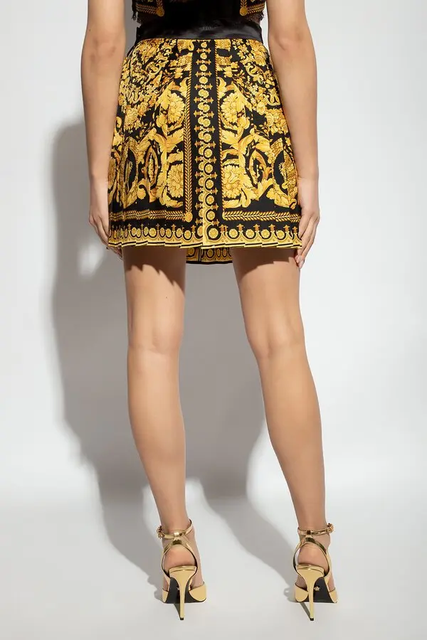 Versace Baroque Printed Mini Skirt