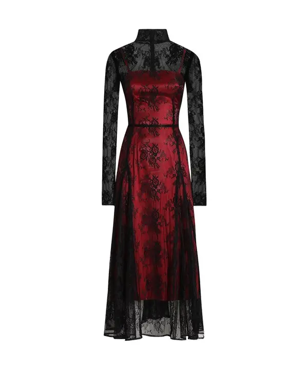 Dolce & Gabbana Chantilly Lace Midi Dress