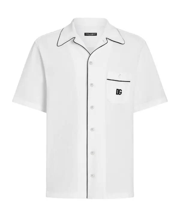 Dolce & Gabbana Cotton-silk Shirt - White
